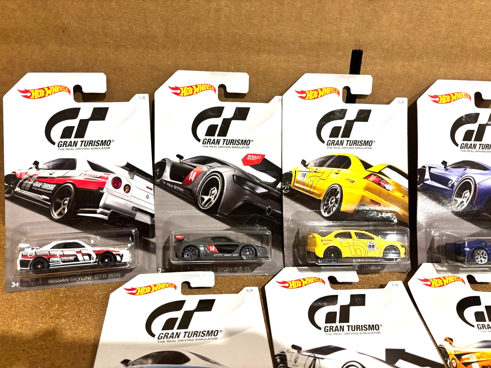 Hot Wheels Gran Turismo Complete Set of 8 New!