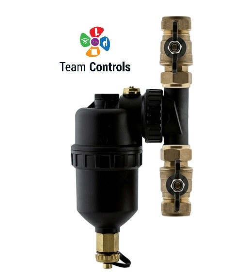 Magnetic Boiler Filter 22mm Inline for Central Heating Compliance Pack ...