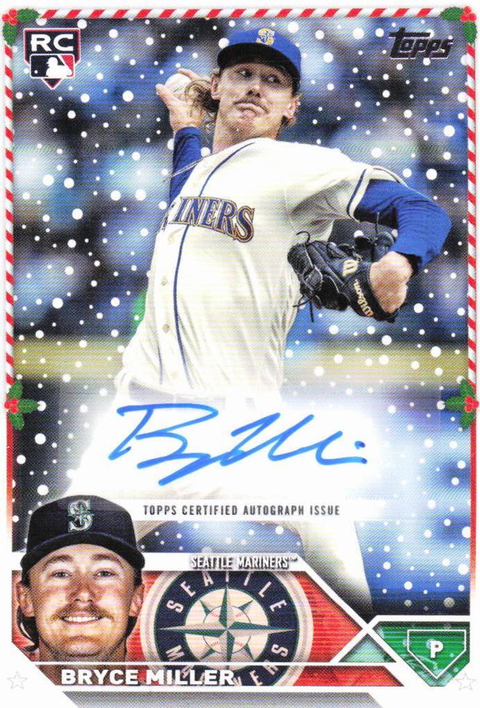 2023 Topps Holiday - Autographs Bryce Miller #HAC-BM (AU, RC) for sale ...