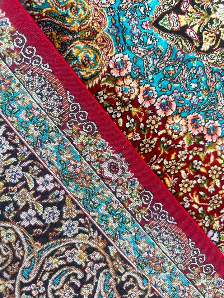 High Quality Silk Floral Luxury Bedroom Rug Traditional Oriental Rug ...