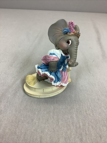 Hamilton Collection Peanut Pals “Cinderella” Elephant Tails Glass ...