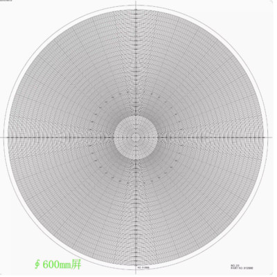 Optical Comparator Chart For Profile Projector Overlay Chart 512600 NO ...