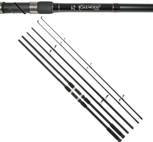 2 x Carp Fishing Rod Carp 12ft 3 Piece Rod 2.75 lb Test curve Tackle ...