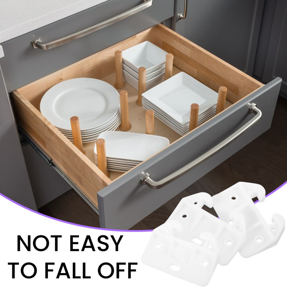 15pcs Drawer Stop Drawer Bottom Repair Plastic Drawer Slide Drawer ...