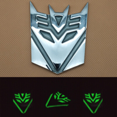 Metal Chrome Transformers Decepticon Logo Emblem Car Badge Trunk ...