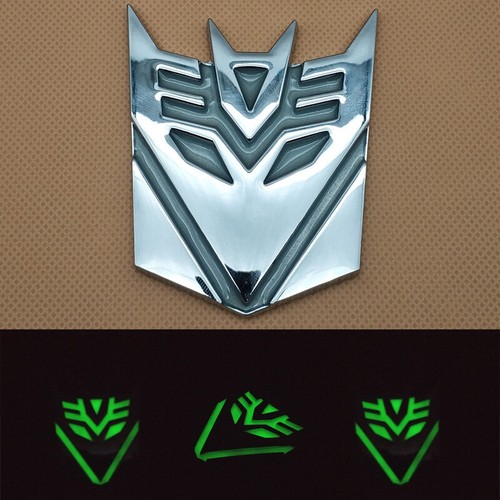 Metal Chrome Transformers Decepticon Logo Emblem Car Badge Trunk ...