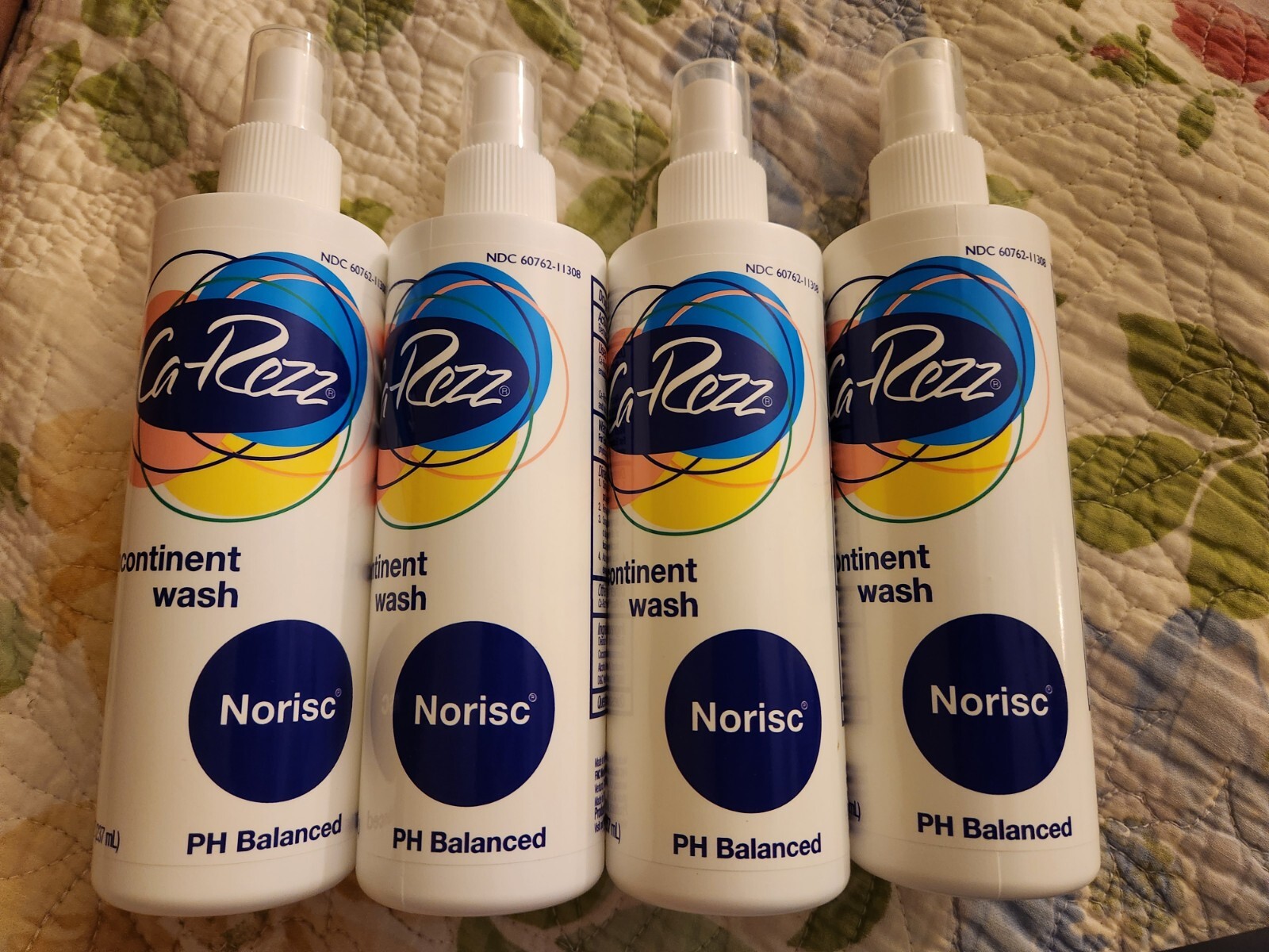 2 bottles Ca-Rezz 8 oz. Incontinent Wash Spray Norisc PH Balanced | eBay