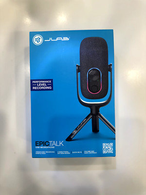 JLab Epic Talk USB Microphone Black, NEW | eBay