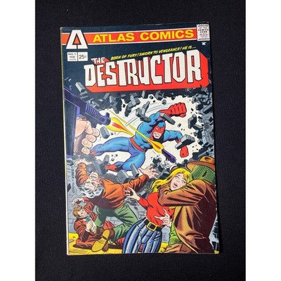 Atlas Comics The Destructor Comic Book No 1 1975 Vintage | eBay