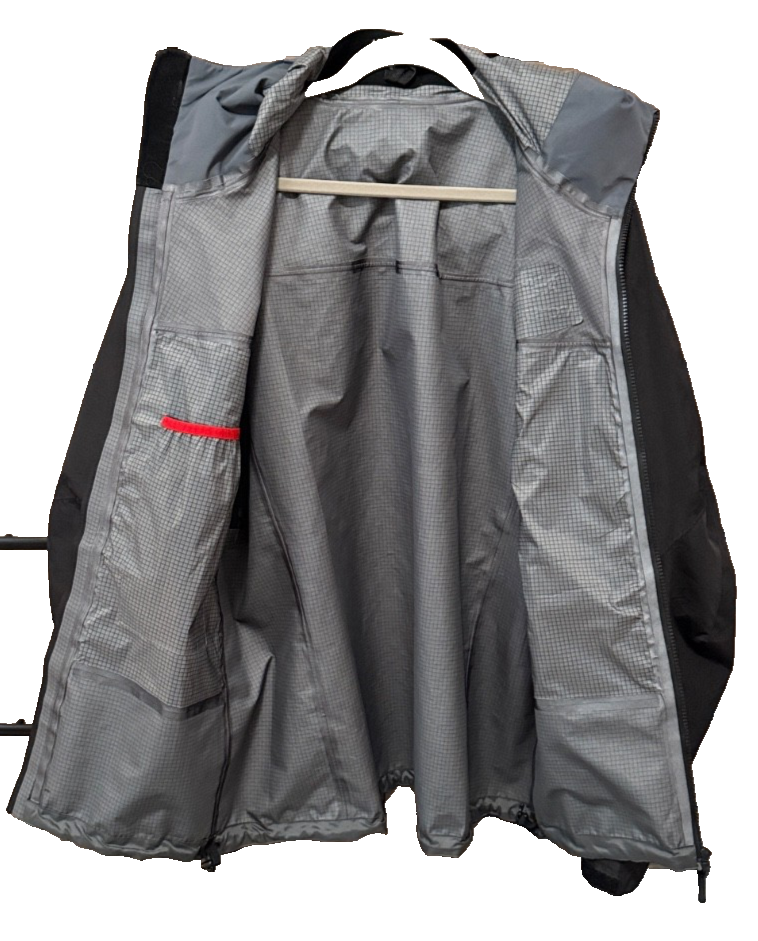 BLACK ARC'TERYX ALPHA SV GORE-TEX PRO RAIN JACKET SIZE XL MENS | eBay