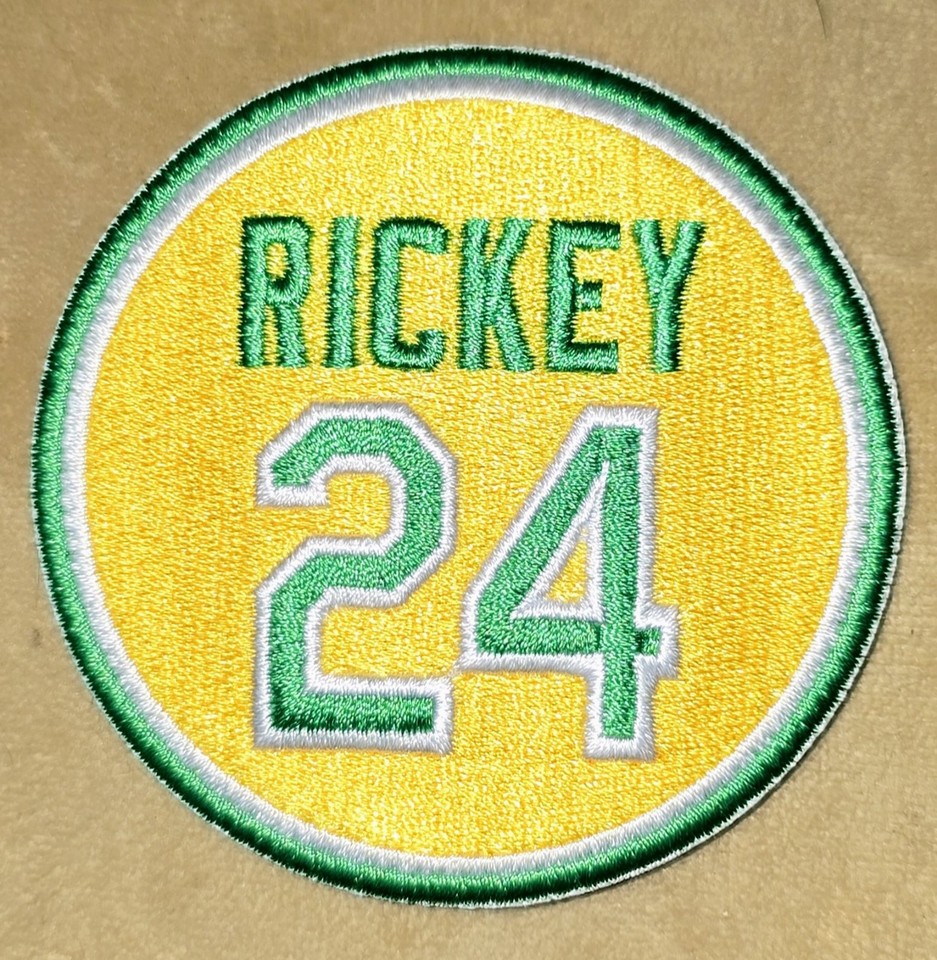Rickey Henderson Forever Memorial 3 Inch Embroidered Iron On Patch ...