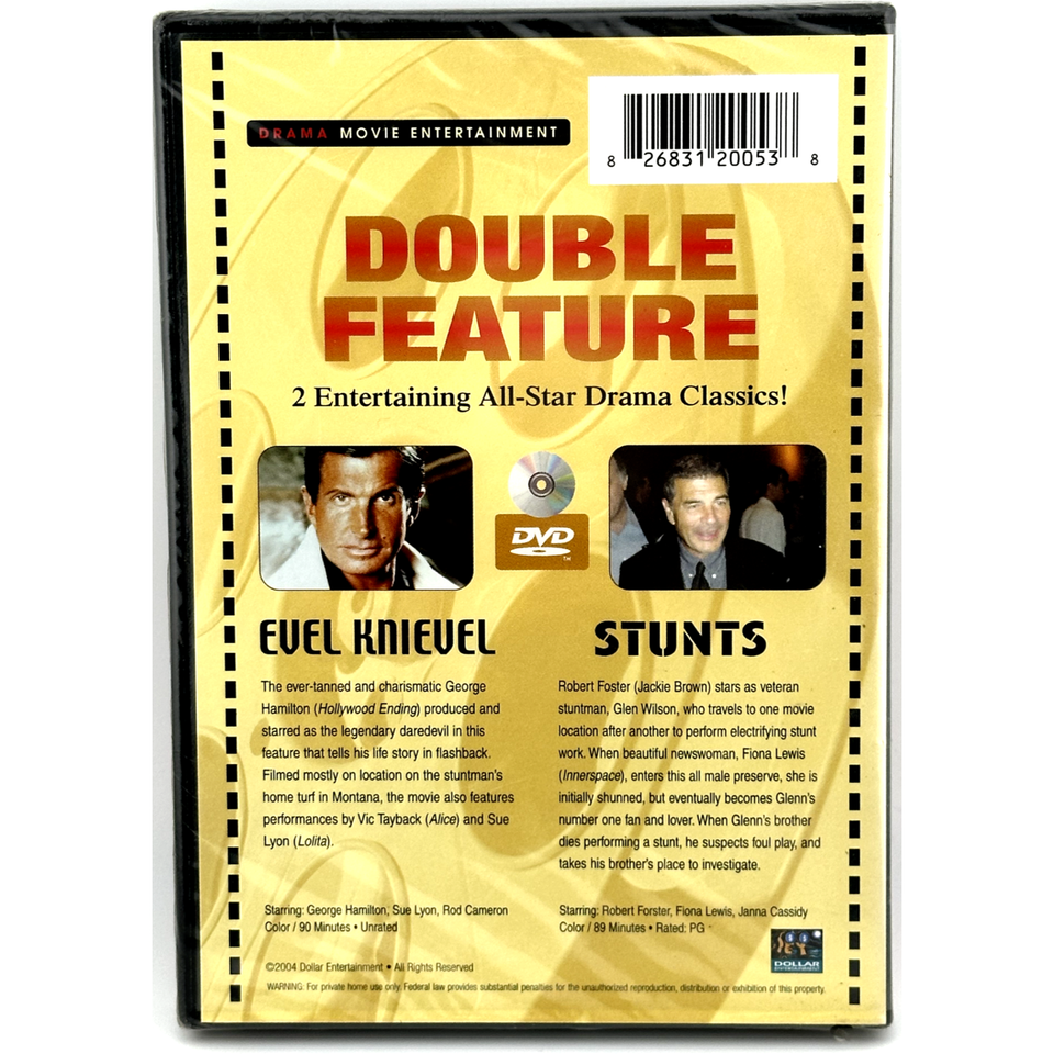 EVEL KNIEVEL (1971) / STUNTS (1977) DVD - NIW Unopened 826831200538| eBay