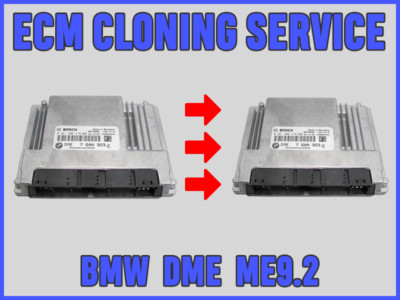 BMW DME ECM ECU ME9.2 E60 E61 E63 E64 E65 E66 E53 2001-2010 Cloning Service | eBay