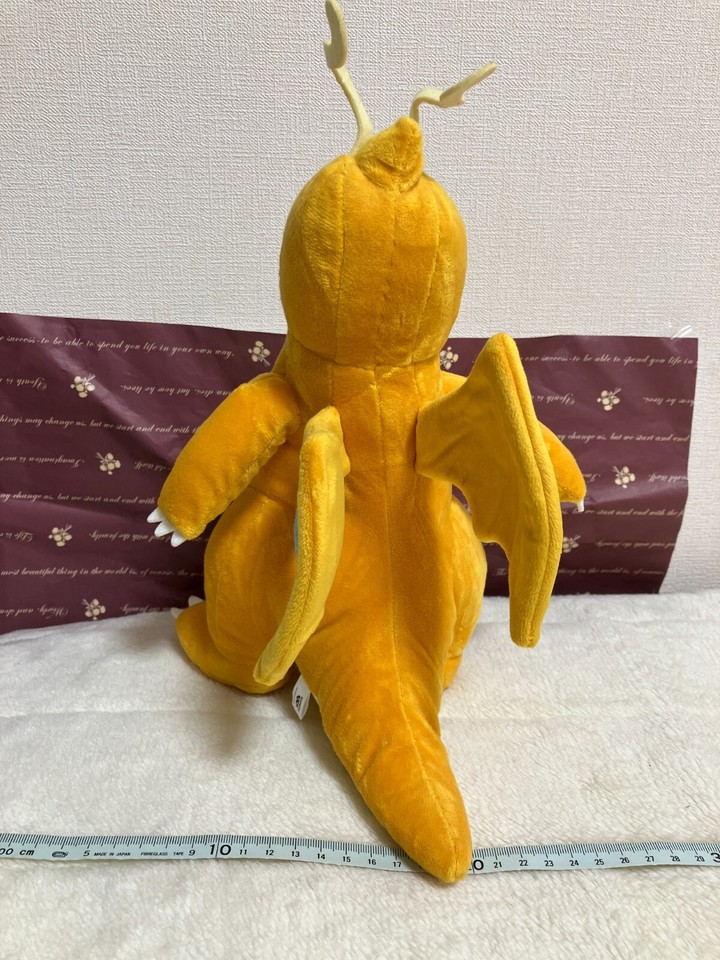 26cm/10.2in Dragonite (Kairyu) Pokemon Plush Doll Big Mecha mofugutto ...