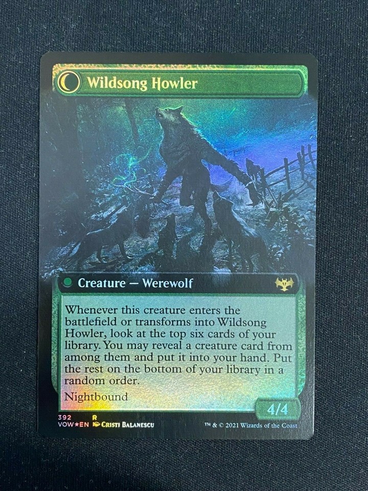 Howlpack Piper (EXTENDED FOIL) - Crimson Vow Innistrad (NM) MTG | eBay