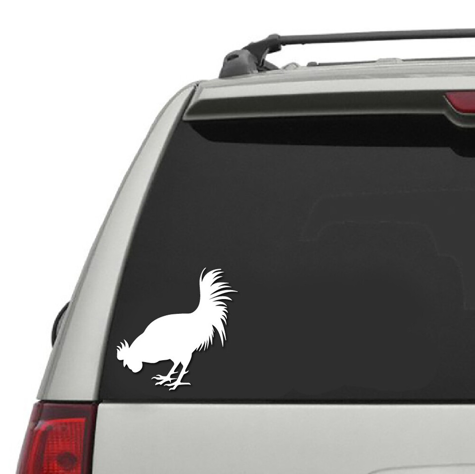 Rooster STICKER VINYL DECAL COCKPIT GALLO CHICKEN LEGHORN SPUR | eBay