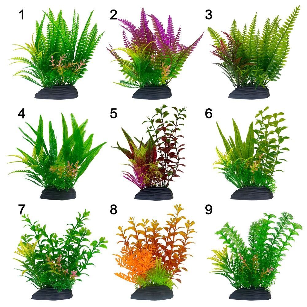 Plastic Water Plant Artificial Aquatic Weeds Artificial Plants Fish ...