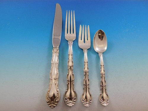 French Scroll by Alvin Sterling Silver Dinner Size Place Setting(s) 4pc ...