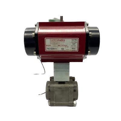 NOS Contromatics 125 Psi 428 IN-LBS Min Out Put Regulator Valve PAS ...
