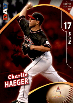 2009 Albuquerque Isotopes DAV #6 Charlie Haeger Novi Plymouth Michigan ...