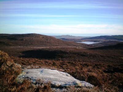 Photo 6x4 E from Creag Craiggan Looking across to craig Lochie and Loch ...