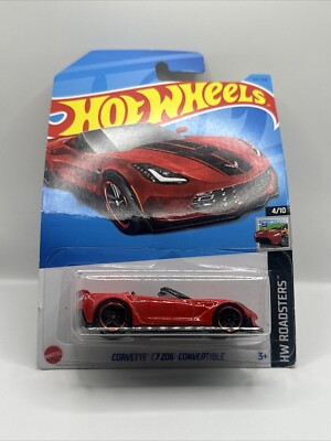 Corvette C7 Z06 #217 Red Hot Wheels Factory Fresh 1:64 Scale | eBay