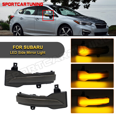Sequential LED Side Mirror Turn Signal Light For Subaru Forester ...
