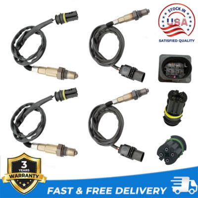 Set Of 4 Oxygen Sensor Up+Down For 2008-2010 BMW X3 X5 135I 335I 528I 3 ...