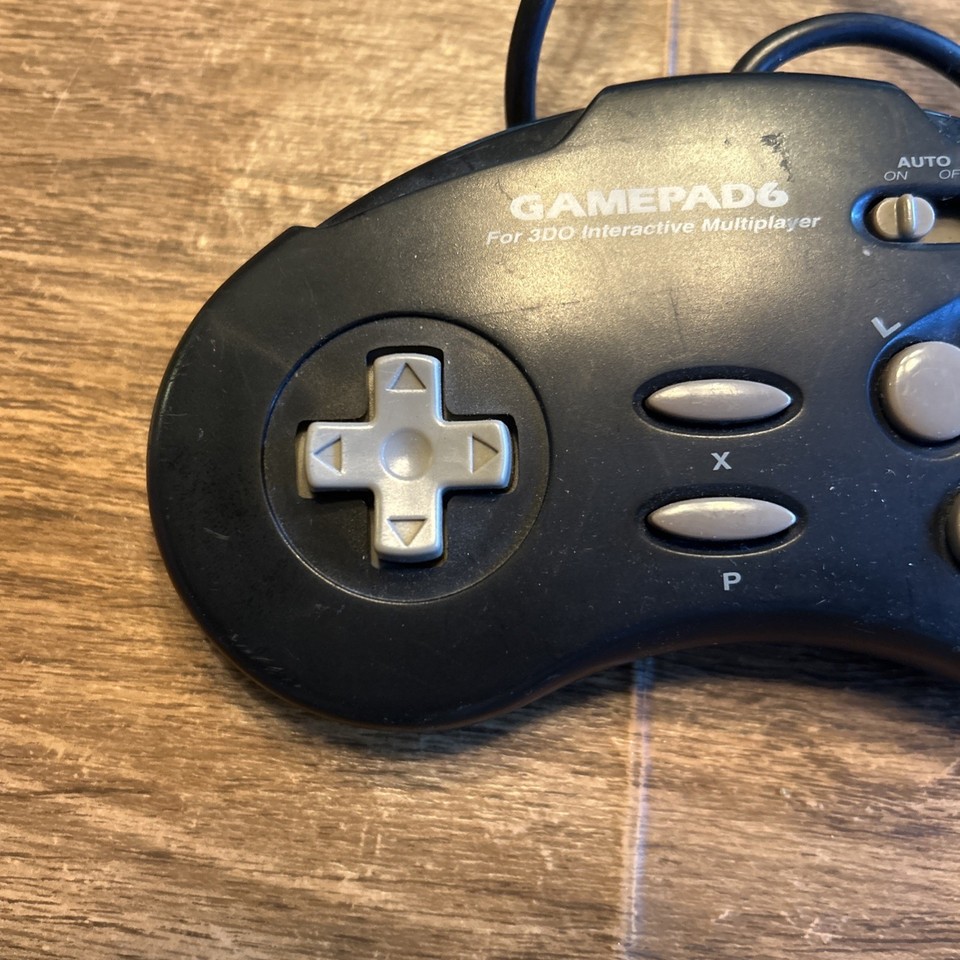 6 Button Panasonic 3DO Controller Gamepad 6 P-1201 UNTESTED 3d0 | eBay