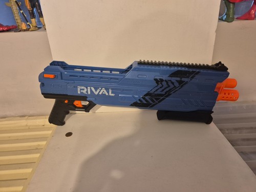 Nerf Atlas Rival XVI-1200 Shotgun Blaster Gun, No Clip Magazine, Blue ...
