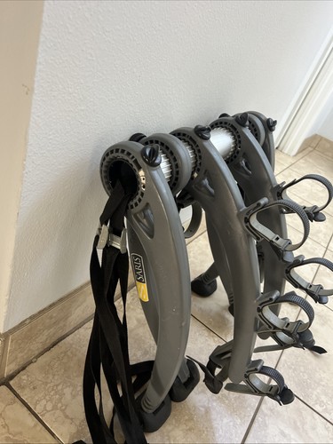 Saris Bones 3 Bike Rack Gray Trunk Mount Bicycle Carrier Holds 3 Bikes ...