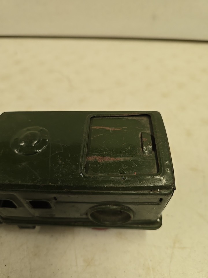 Vintage 8" Marx SSS Bell Telephone Cable Repair Friction Truck - READ ...