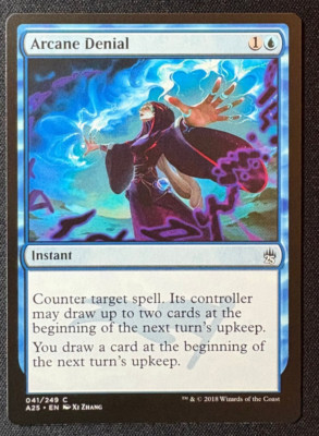 1x NM Arcane Denial - 041/249 C A25 - MTG Magic Never Played x1 | eBay