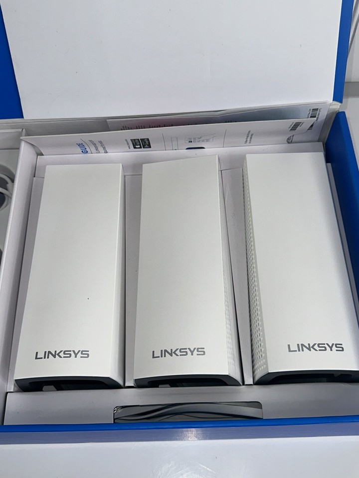 Linksys Velop Tri-Band Mesh WiFi System Model No. WHW03 White Set Of 3 ...