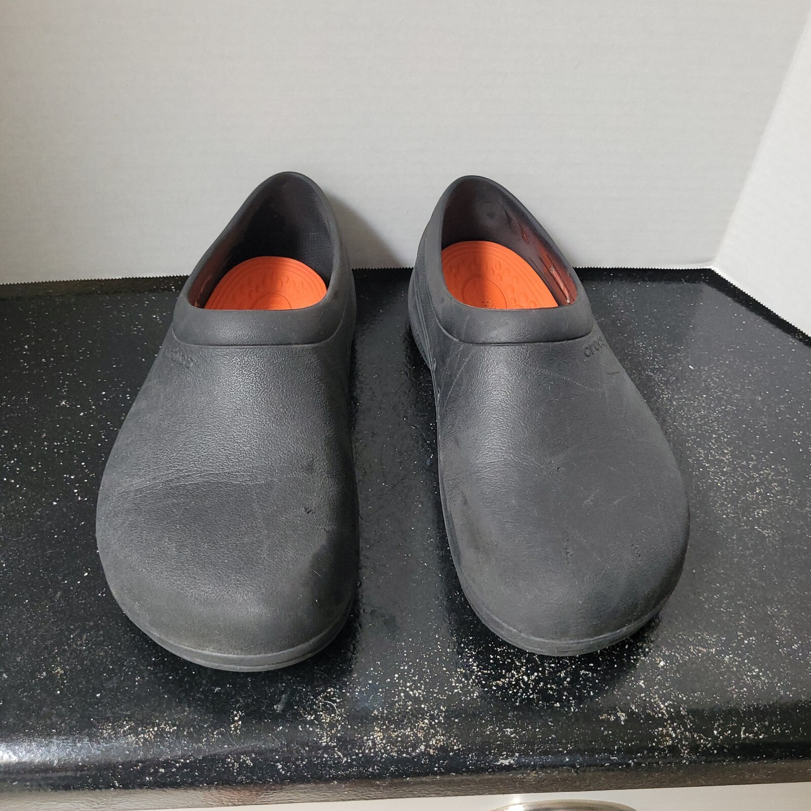 CROCS On-The-Clock Work Slip-On Clogs Black Mens Size 11 Slip-resistant ...