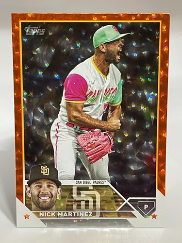 2023 Topps Update NICK MARTINEZ Padres #US10 Orange Foilboard 130/299 ...