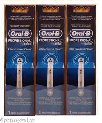 3 ORAL-B POWER TIP Replacement Toothbrush Tooth Brush Heads ...