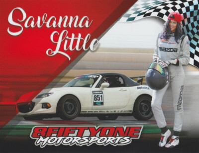 2022 Savanna Little 8FiftyOne Motorsports Miata SEMA IMSA Blankback ...