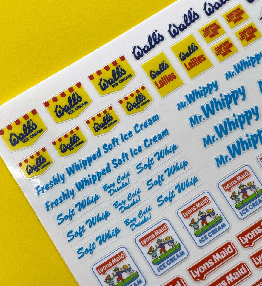 1:43 43rd scale Diecast restoration CODE 3 60's 70's 'ICE CREAM VAN ...