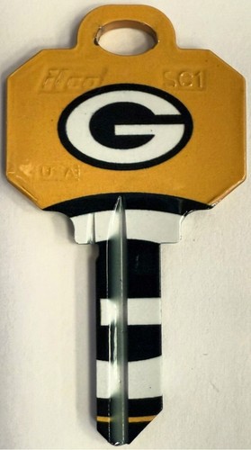 NFL-Green Bay Packers House Key Blank Schlage SC1 Keyway - Collectable ...