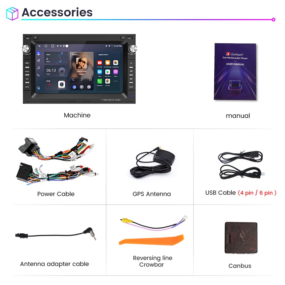 Carplay Android 13 Car Stereo Radio For VW Transporter T5 T4 Sat Navi ...