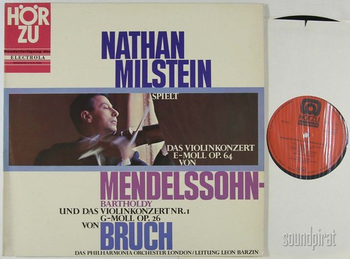 MILSTEIN MENDELSSOHN & BRUCH VIOLIN CON. ELECTROLA HORZU ED.1 STEREO ...