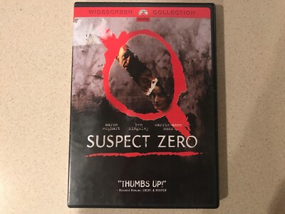 Suspect Zero (DVD, 2005, Widescreen) Aaron Eckhart, Carrie-Anne Moss | eBay