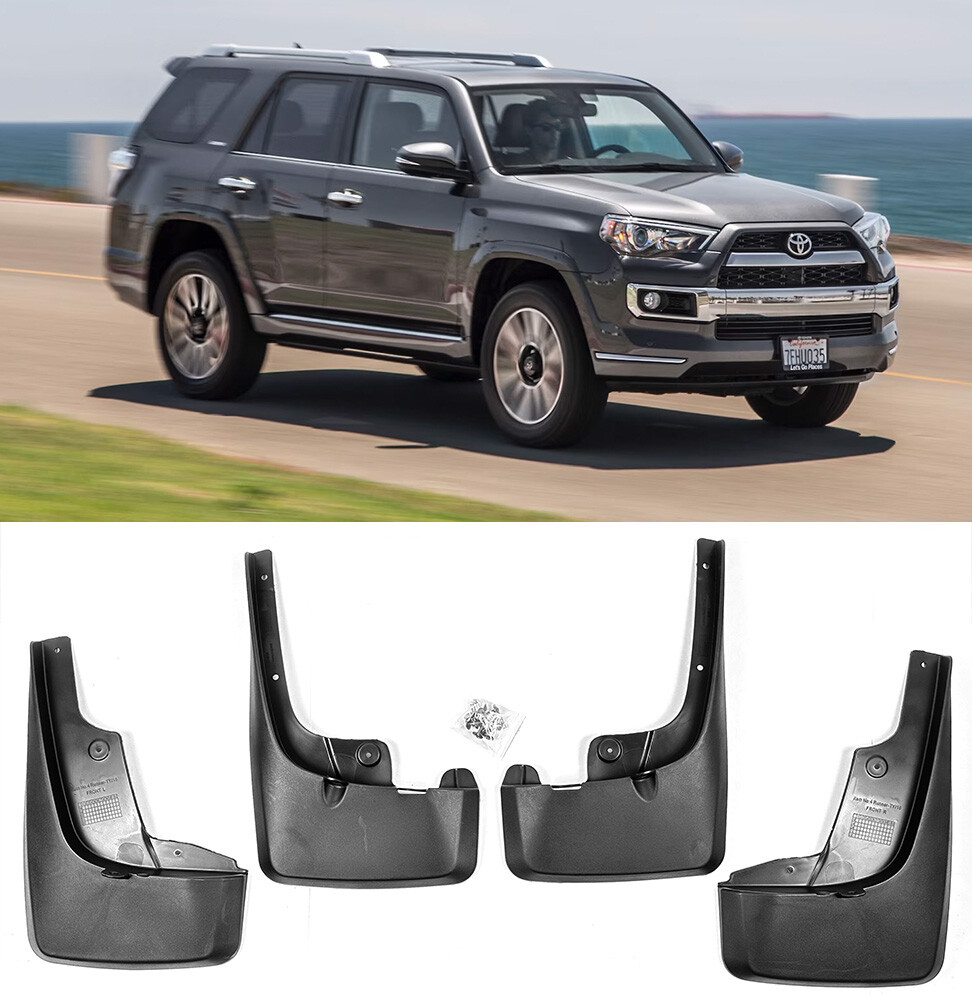 4 Pcs OE Style F&R Mud Flaps Mud Guards Splash For 11-Up Toyota 4Runner ...
