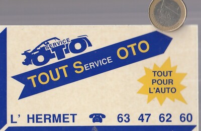 AUTOCOLLANTS C24. TOUT SERVICE OTO à L'Hermet. Vintage | eBay