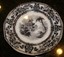 18th/19thC OLD DAVENPORT England Ironstone 'Flow Black' Mulberry Plate ...