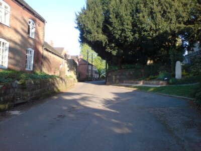 Photo 6x4 Church Lane, Checkley Checkley/SK0237 This view is looking ...