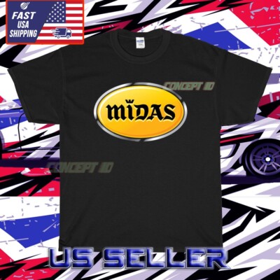 NEW SHIRT MIDAS LOGO T-SHIRT FUNNY USA AMERICAN UNISEX SIZE S TO 5XL | eBay