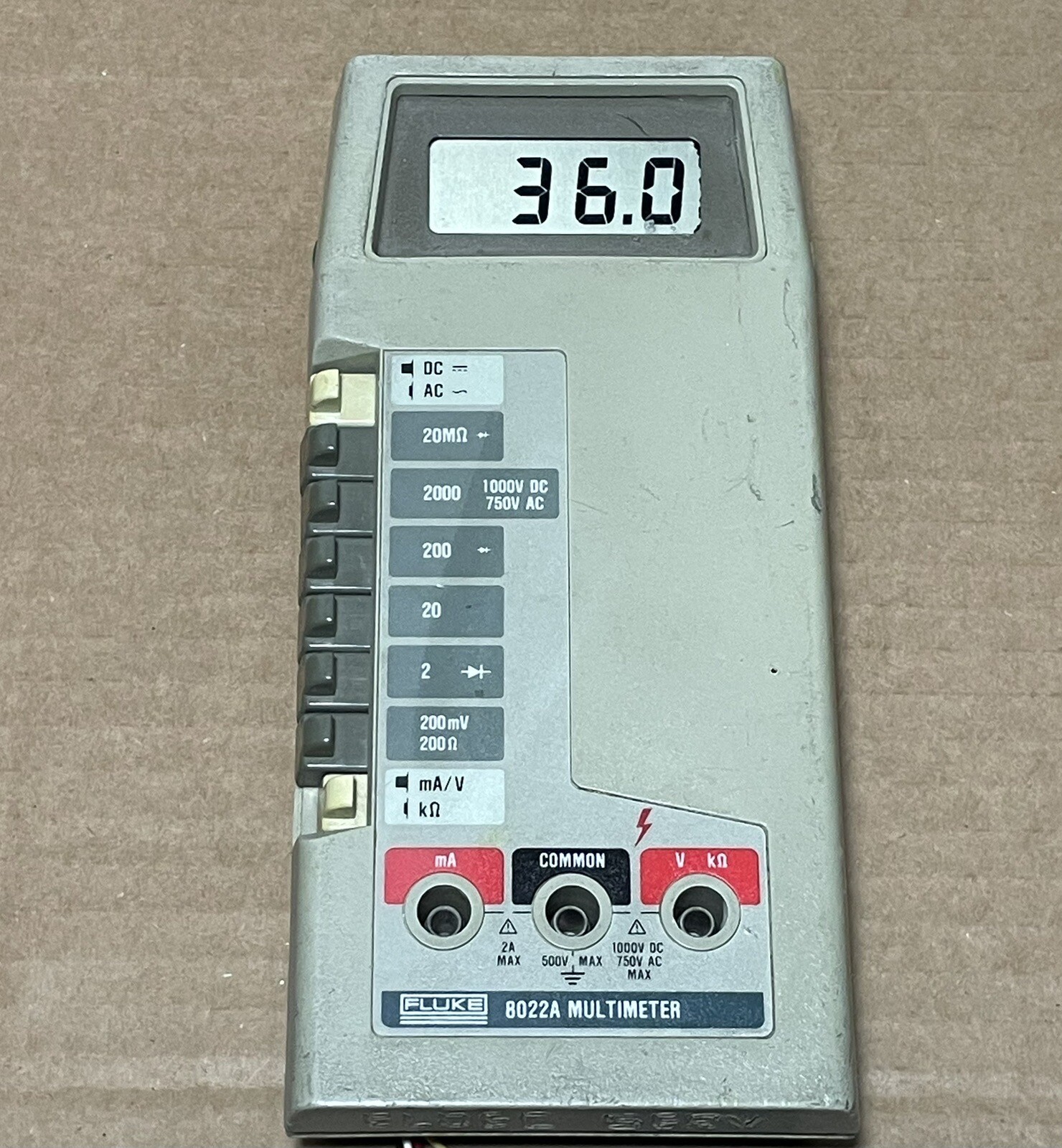 Fluke 8060A RMS Digital Multimeter for sale online | eBay