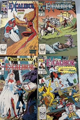 EXCALIBUR. NUMBER'S 5. 7. 12 & 20. (4 ISSUE 1989-1990 LOT). 1ST SERIES ...